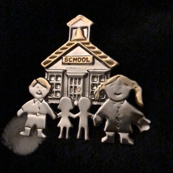Jewelry | School House Huge Brooch | Poshmark